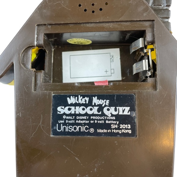 Disney | Toys | Vintage Mickey Mouse School Quiz Calculator 98 Unisonic ...